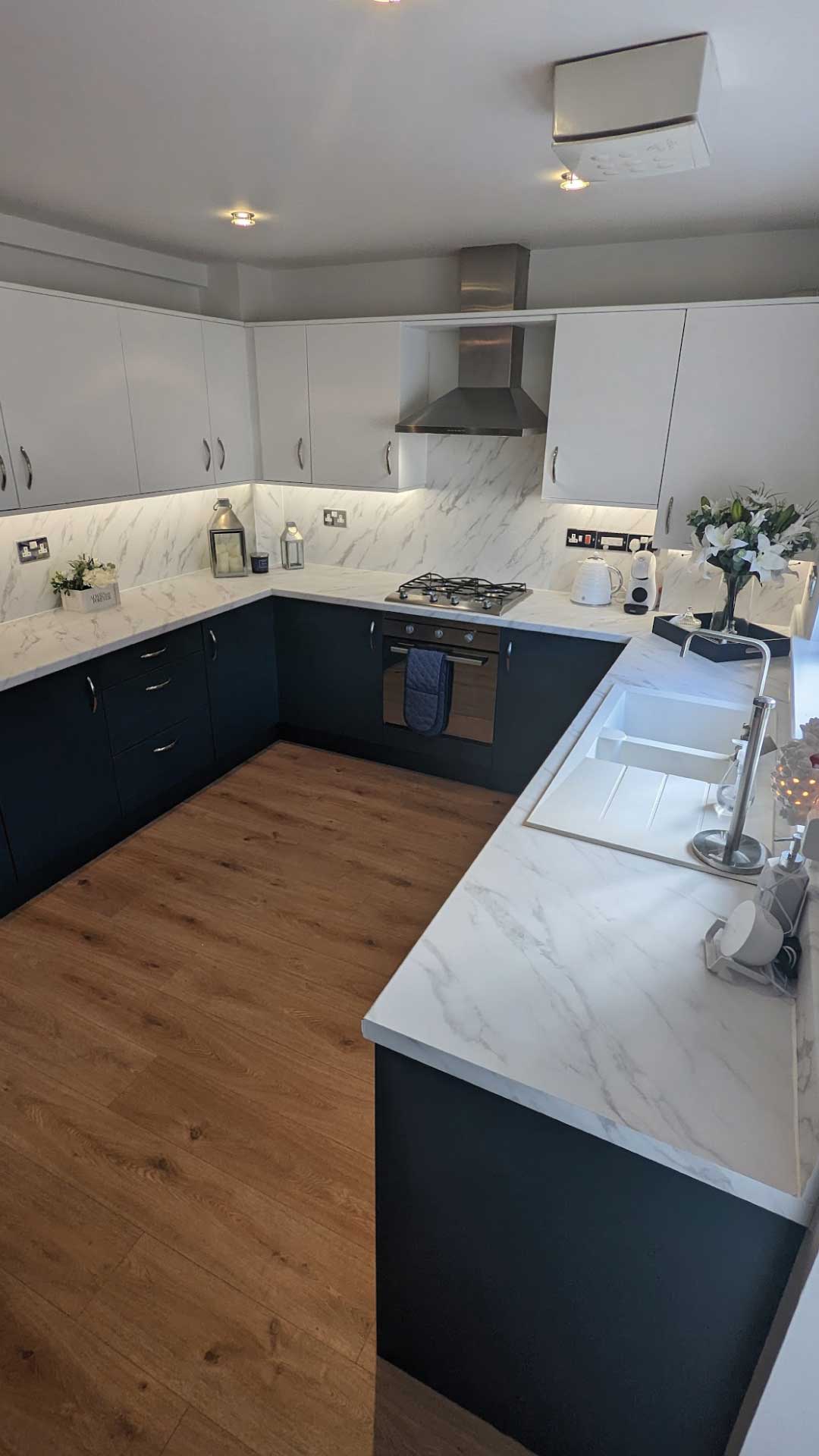 White Kitchen Wrap - Get Inspired With Kitchenwrapper.com