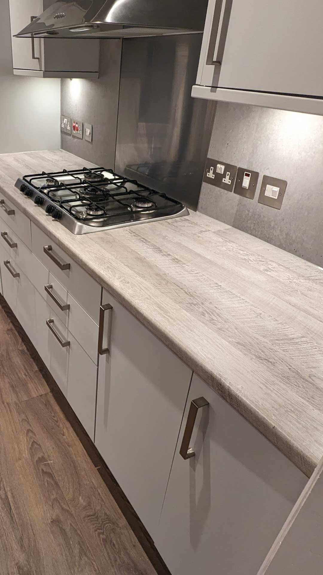 Grey Wood Kitchen Wrap - Get Inspired With Kitchenwrapper.com