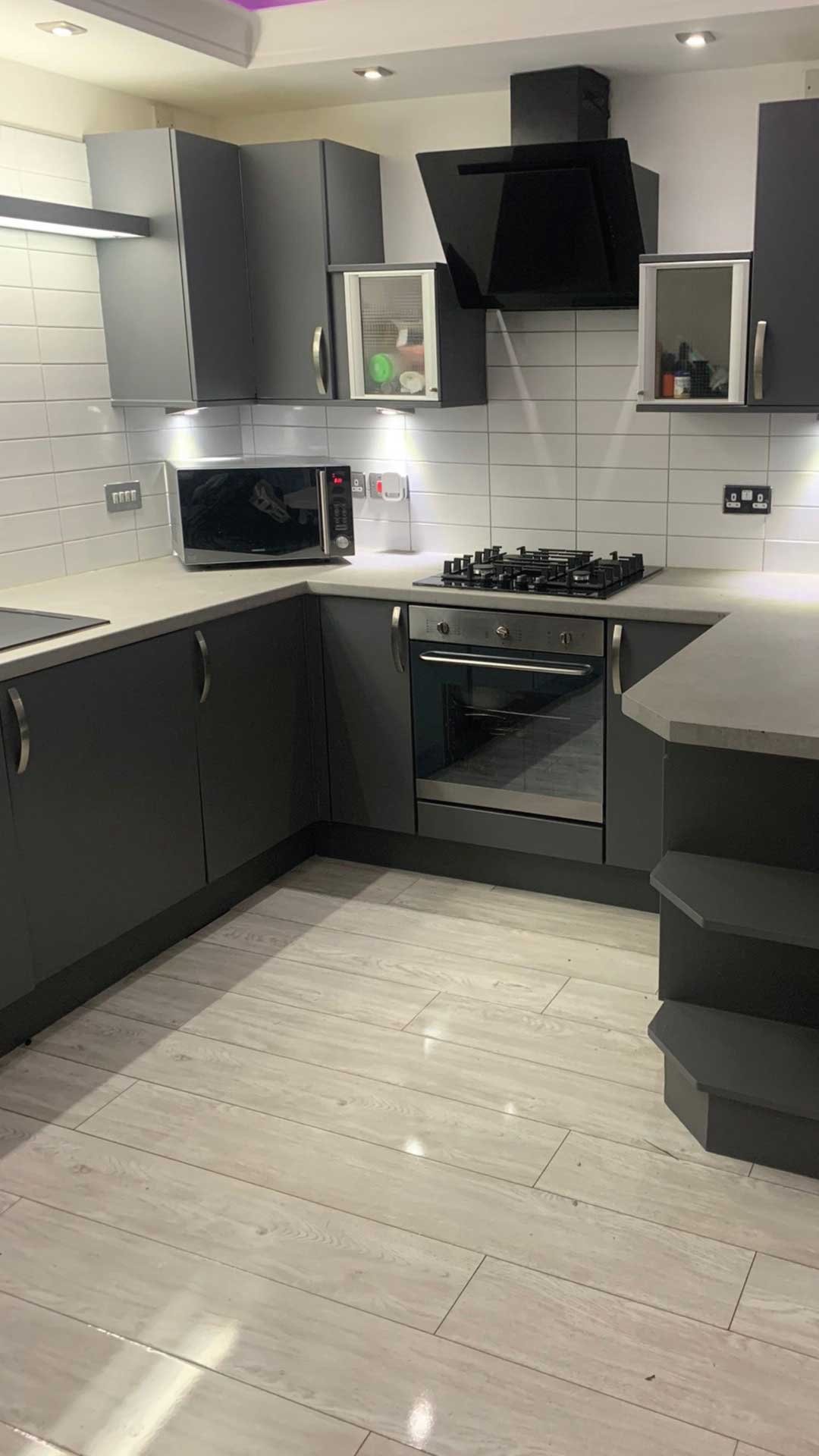 Dark Grey Kitchen Wrap - Get Inspired With Kitchenwrapper.com